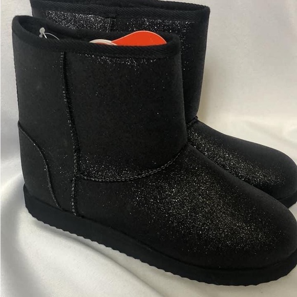 wonder nation | Shoes | New Wonder Nation Sparkly Black Boots For Girls ...